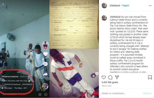 Rashod Stanley organiza un desfile de moda en plena cárcel