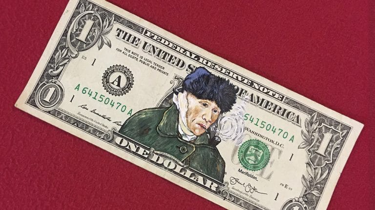 María Roldán turns banknotes and coins into works of art - HIGHXTAR.