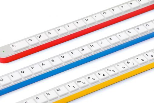 This is the G-Board, the 1.5-metre long keyboard designed by Google ...