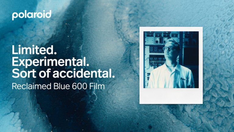 Polaroid lanza su nueva película: Blue 600 Film Reclaimed Edition ...