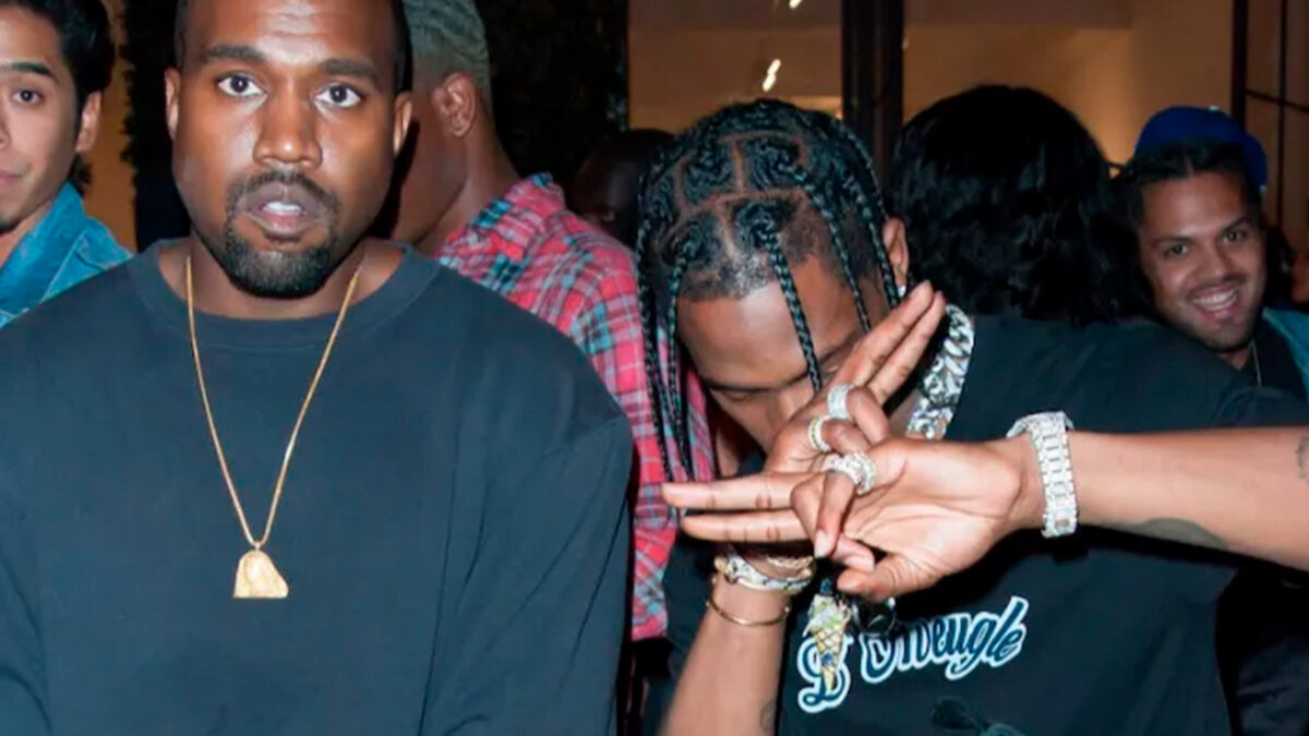 Ye takes the stage with Travis Scott in Rome - HIGHXTAR.