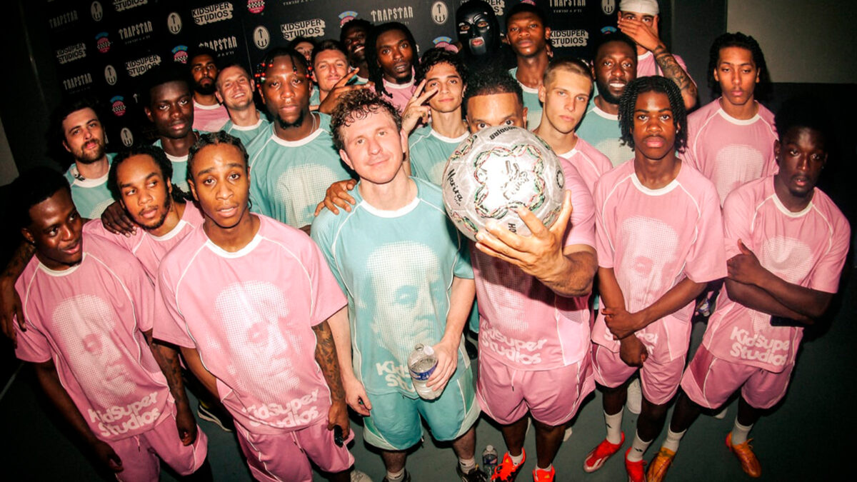 KidSuper and Trapstar meet on the pitch - HIGHXTAR.