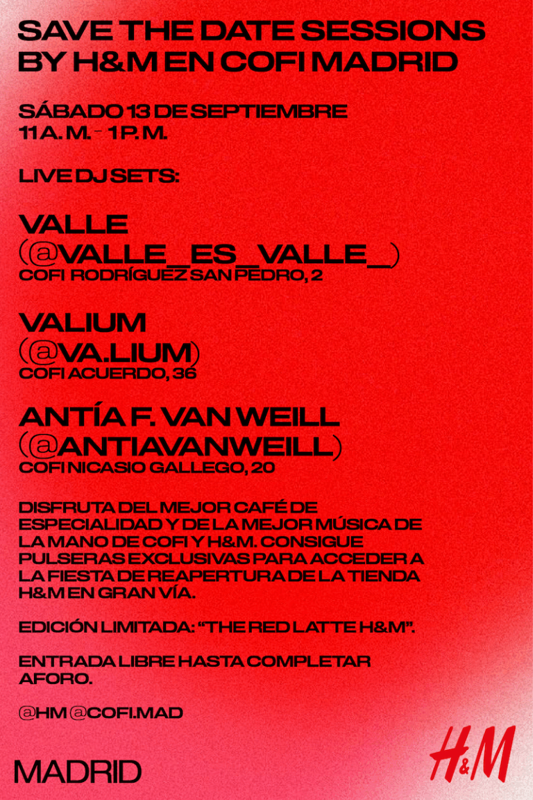 Save the Date Sessions by H&M: música, café y djs en Madrid