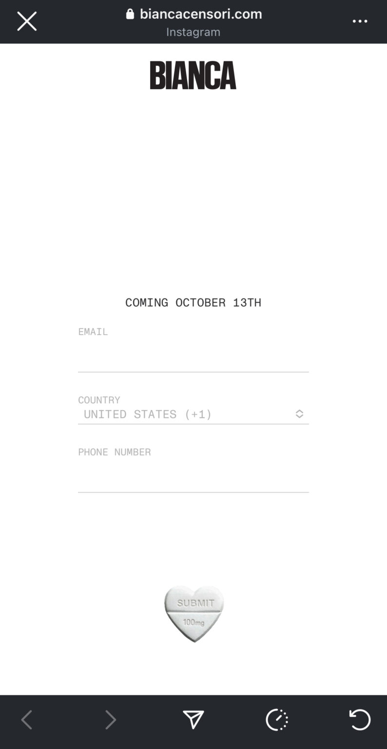 Bianca Censori announces a new project for 13 October - HIGHXTAR.