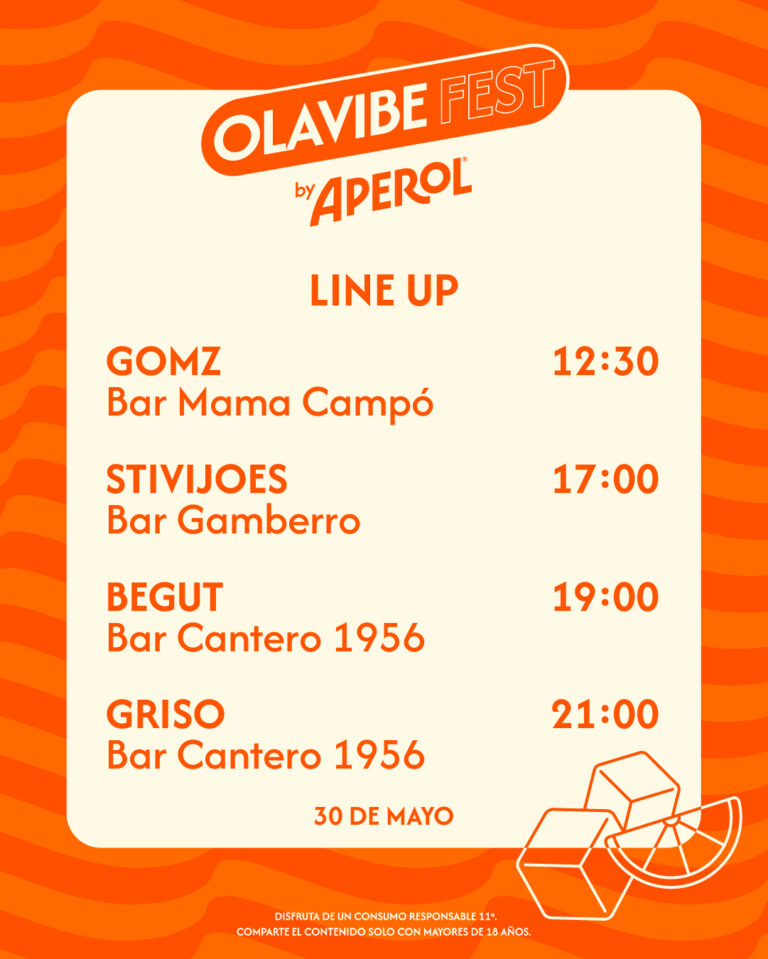 Así será OlaVibe Fest by Aperol: El festival que abre el verano - HIGHXTAR.